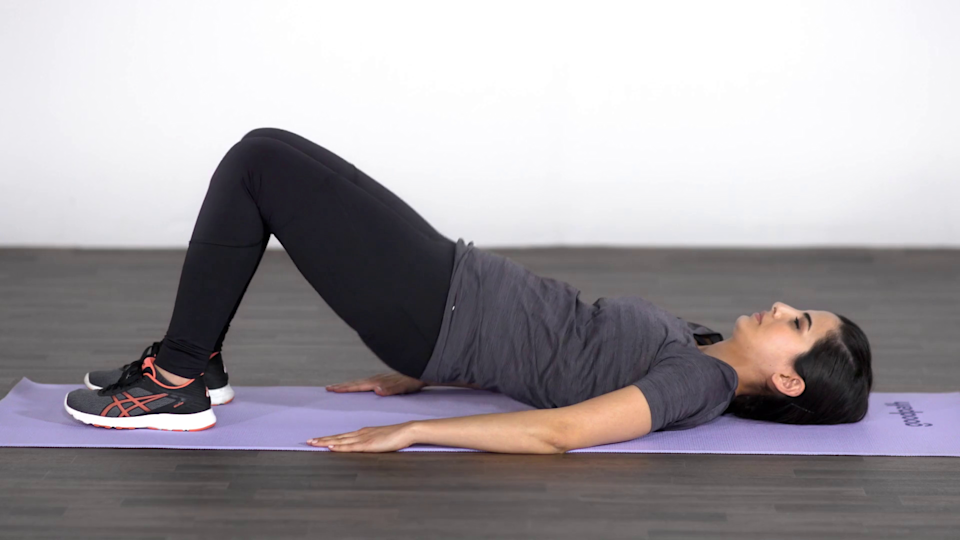 Bridges: 2 sets x 10 reps