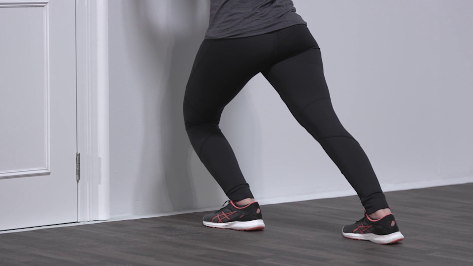 Standing gastroc stretch: 2 sets x 20 seconds per side