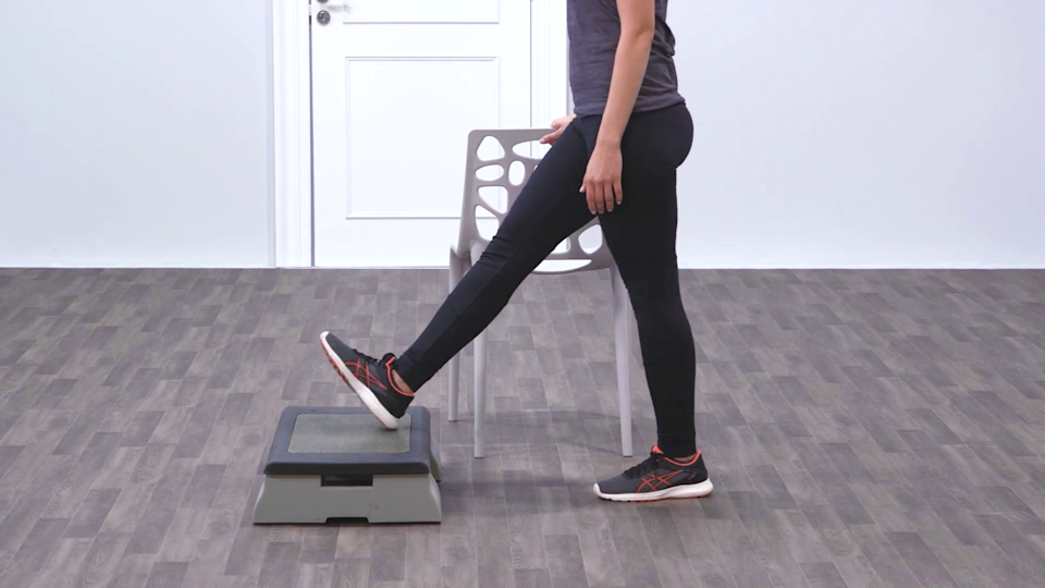 Standing gastroc stretch: 2 sets x 20 seconds per side
