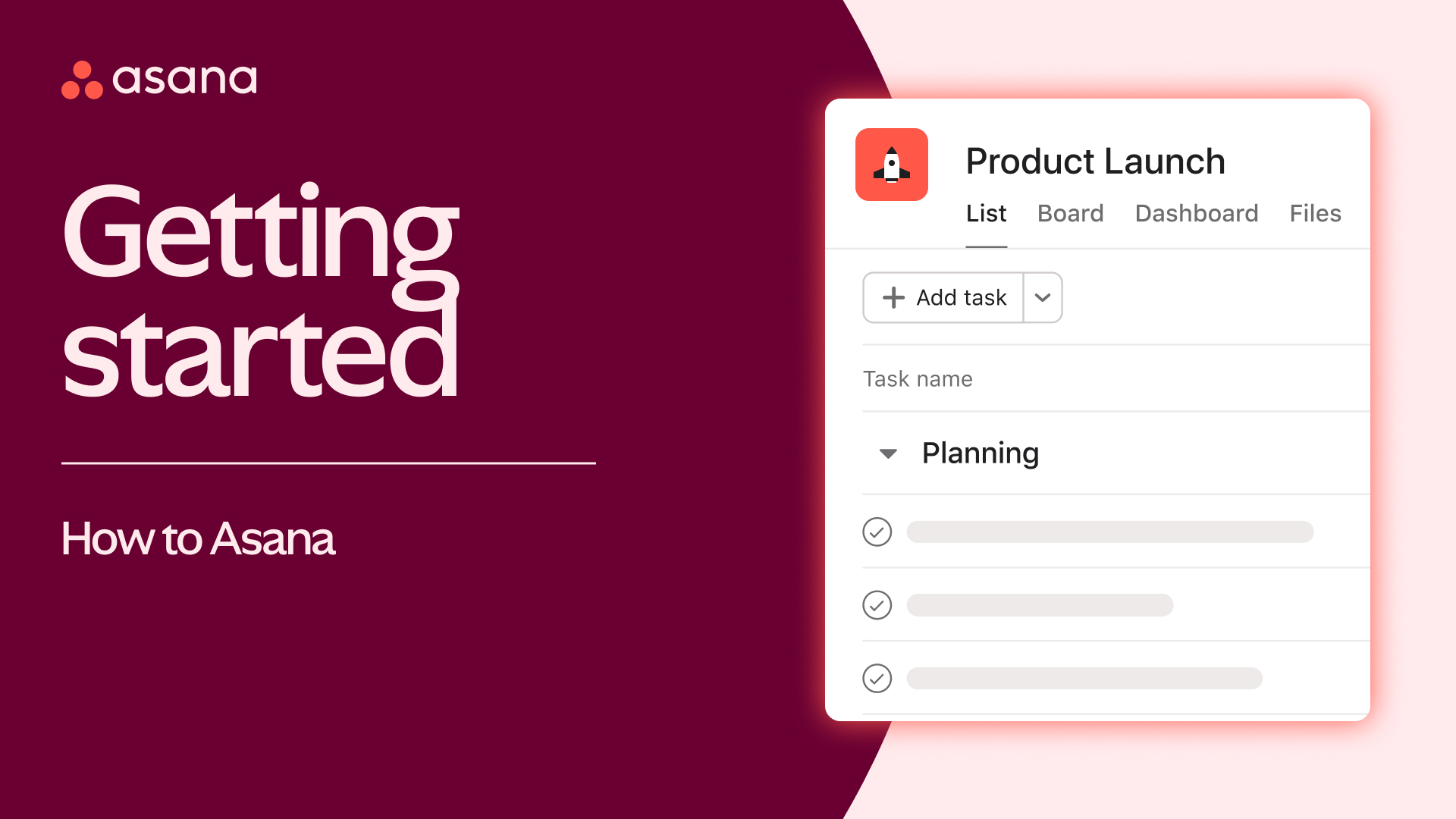 Getting started with Asana