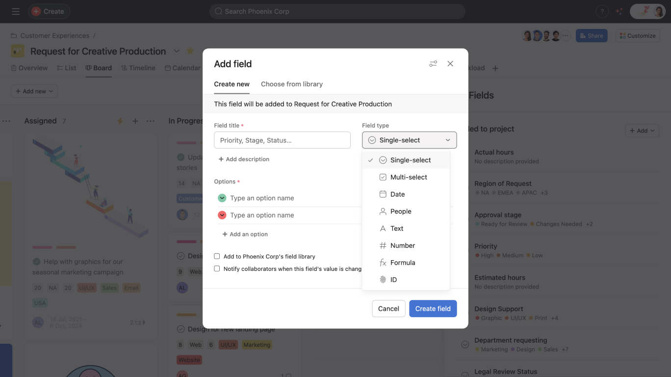 How to Use the Custom Field Library in Asana How to Use the Custom Field Library in Asana