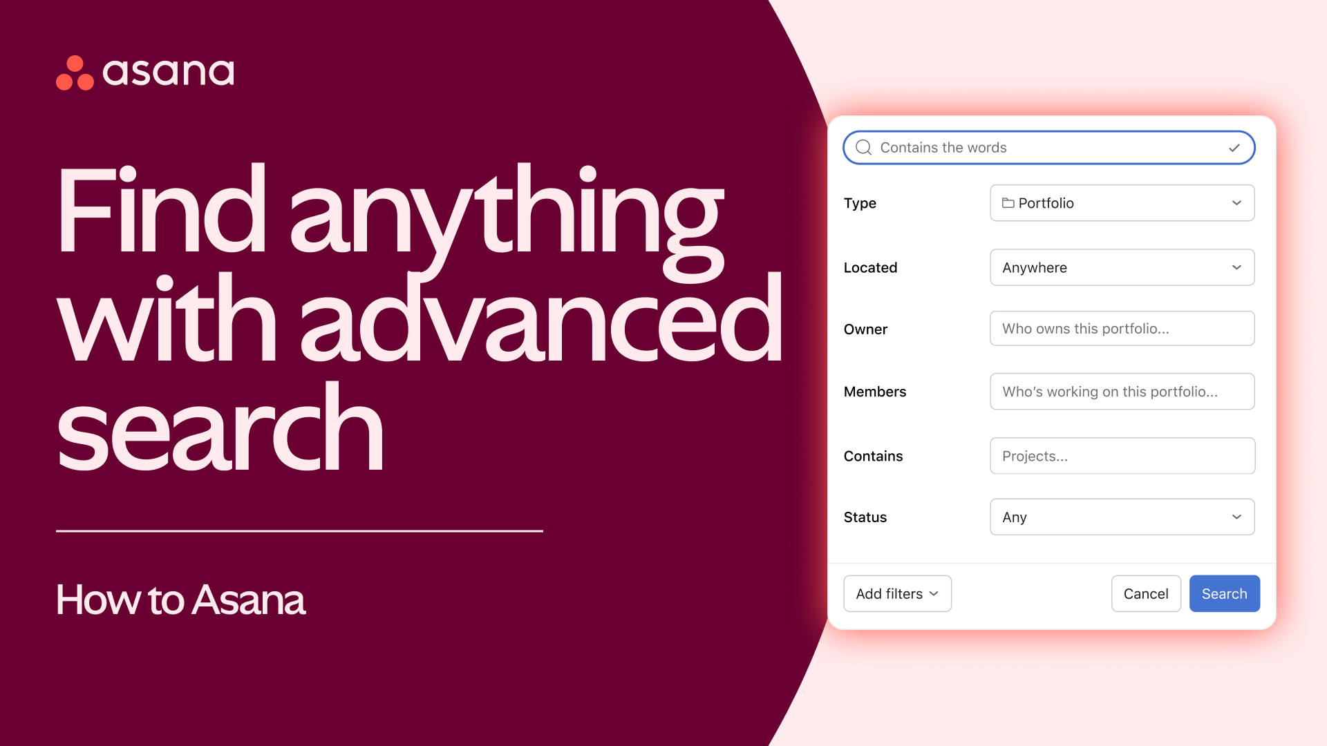 Find anything with advanced search