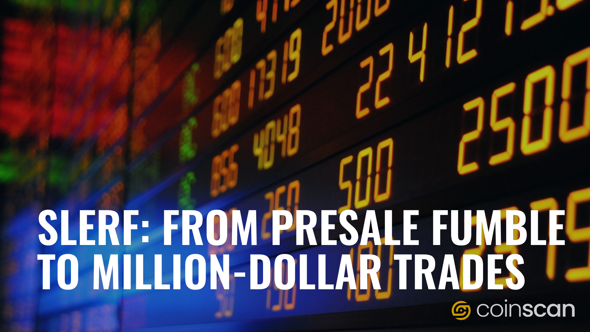 Slothful Slerf Makes Millions Despite Developer Blunder