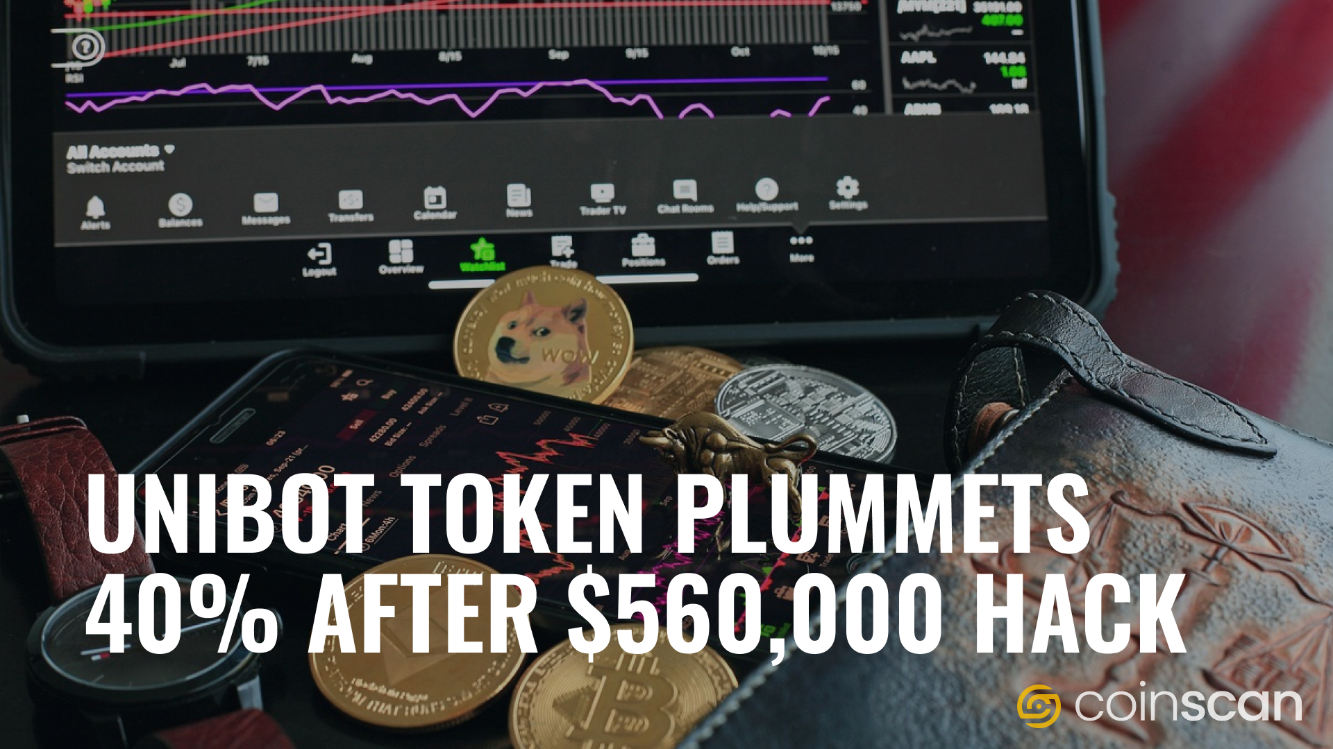 UniBot Token Price Crashes 40% Following $560,000 Contract Exploit