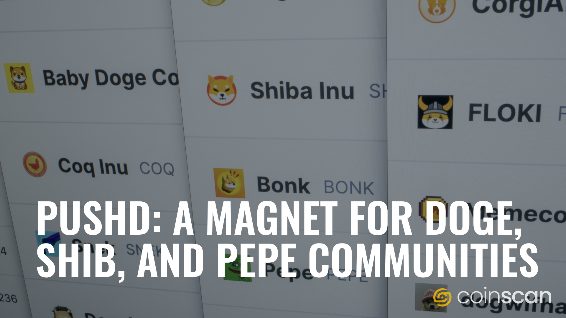 PUSHD Gains Momentum Among DOGE, SHIB, and PEPE Fans