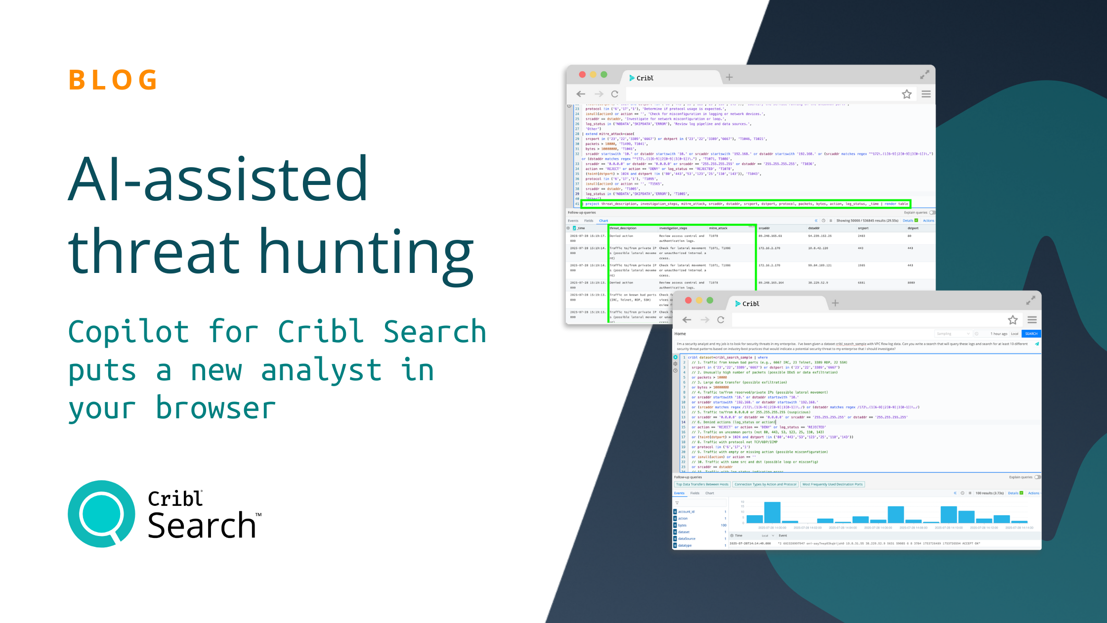 AI-assisted threat hunting: Copilot for Cribl Search puts a new analyst ...