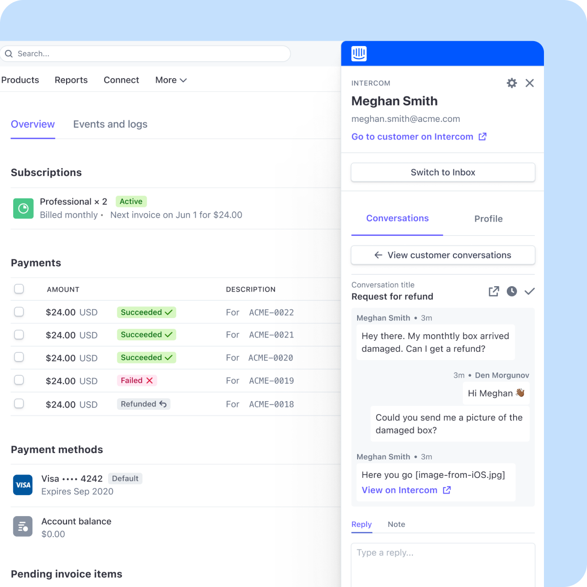 Intercom-Stripe integration | Intercom Intercom-Stripe integration | Intercom