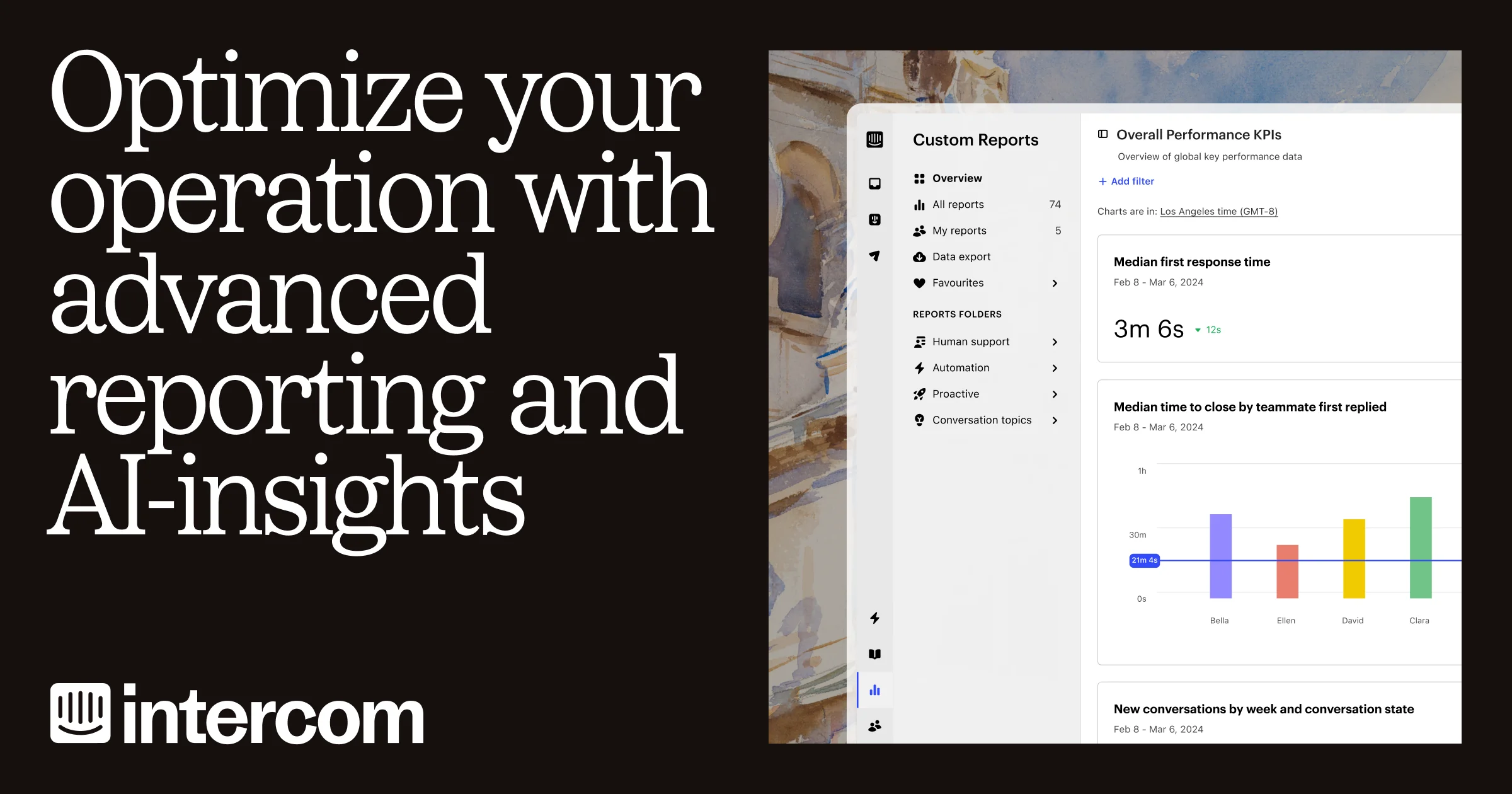 AI-powered reporting & Analytics for customer support teams