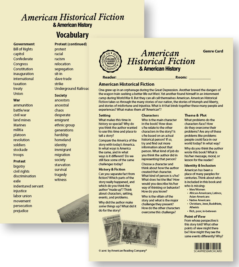 American Historical Fiction | ARC Core Theme