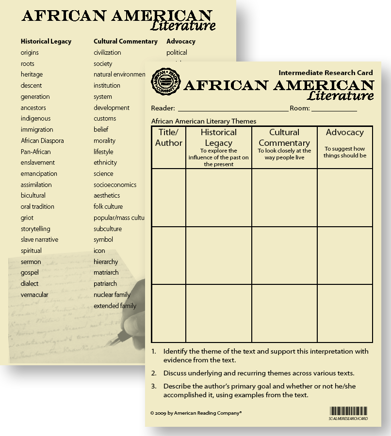 African American Literature | ARC Core Theme