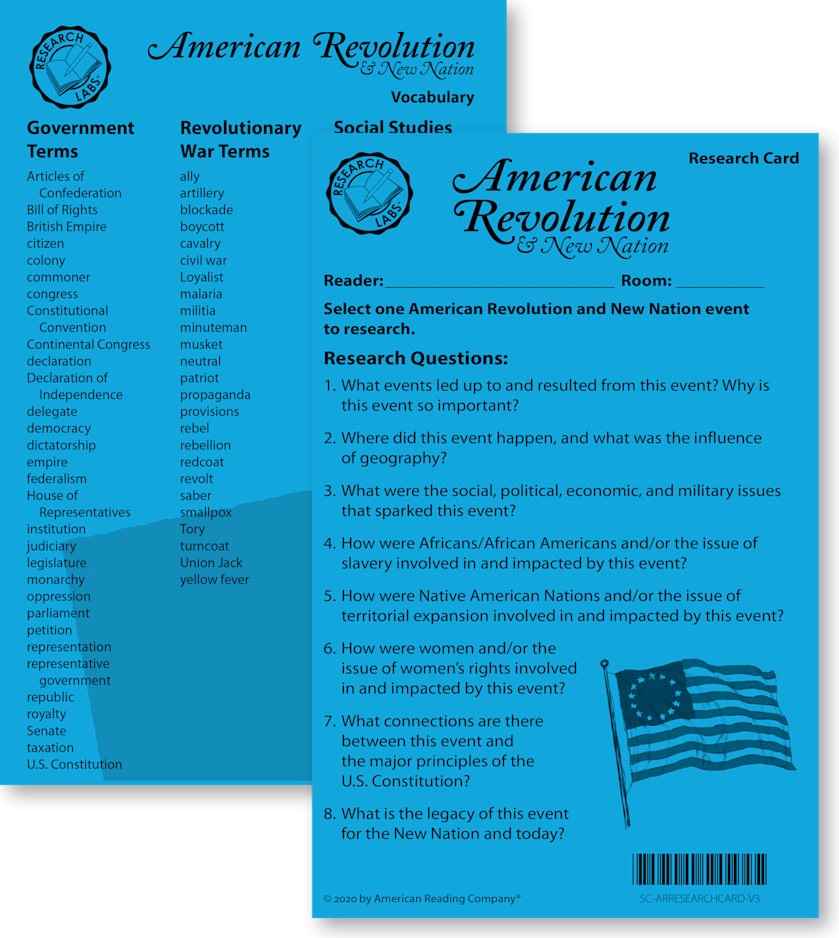 American Revolution And New Nation Arc Core Theme
