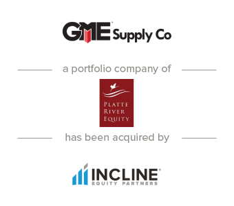 GME Supply Company Acquired by Incline Equity Partners