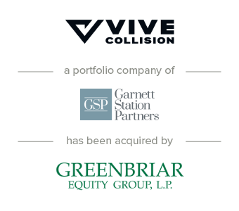 VIVE Collision Acquired by Greenbriar Equity Group