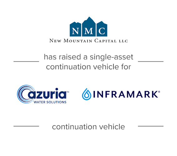 New Mountain Capital Completes Continuation Vehicle for Azuria Water ...