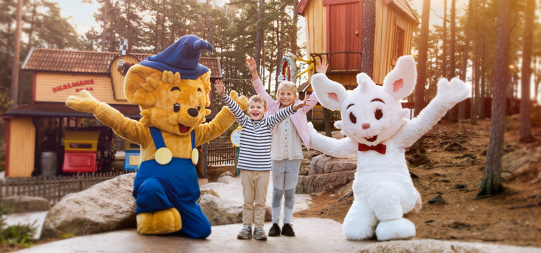 Bamses Halloweenpaket - interaktiv middag med Bamse ingår!