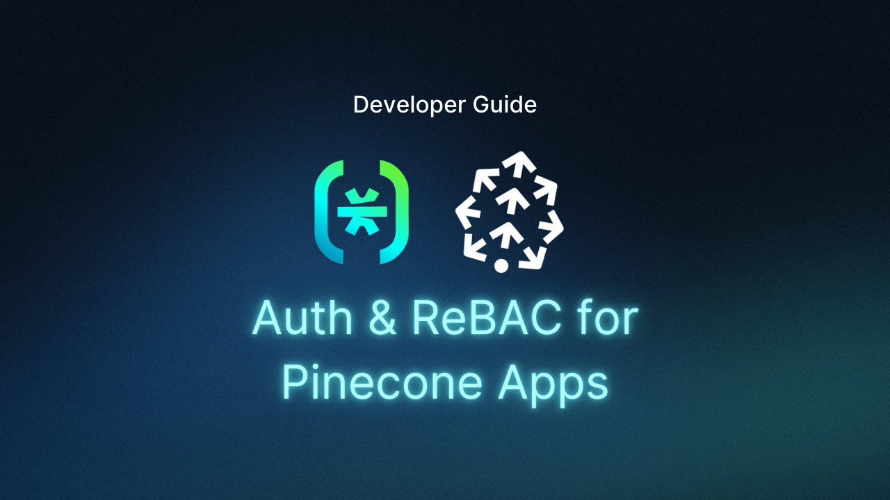 Add Auth and Access Control to a Pinecone RAG App