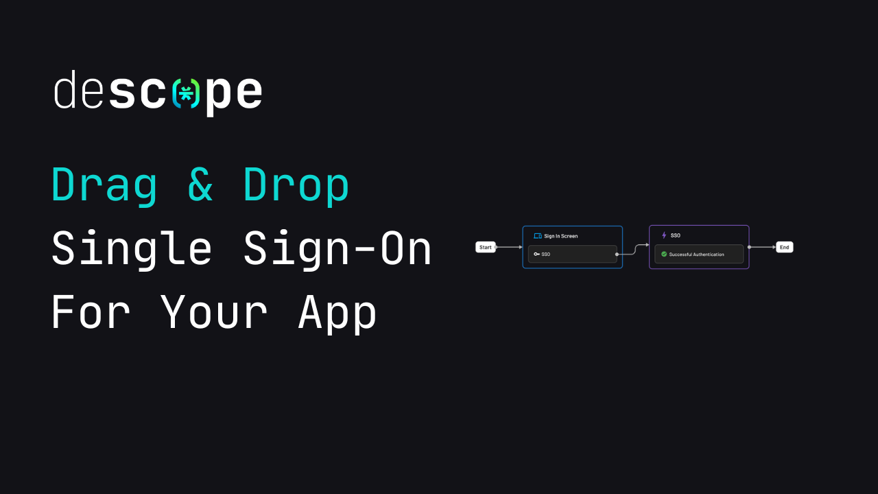 Drag And Drop Sso Provider Descope