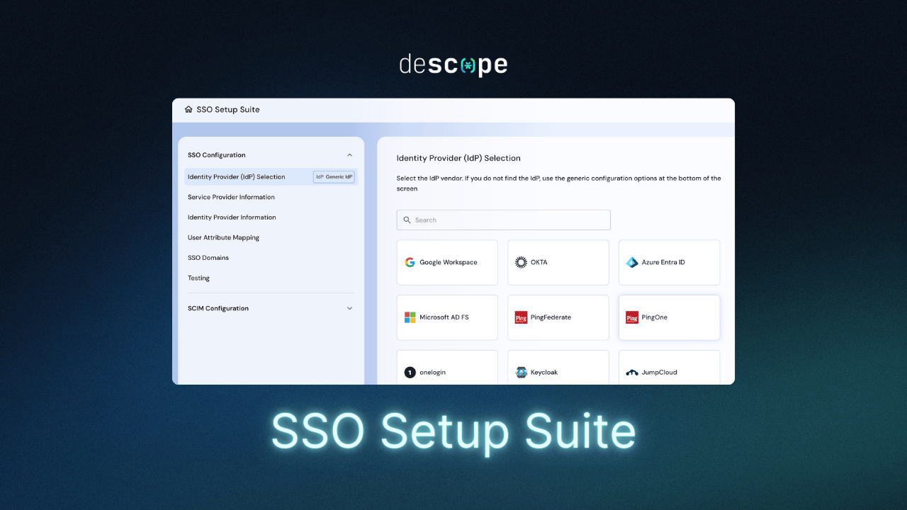 Introducing the Descope SSO Setup Suite