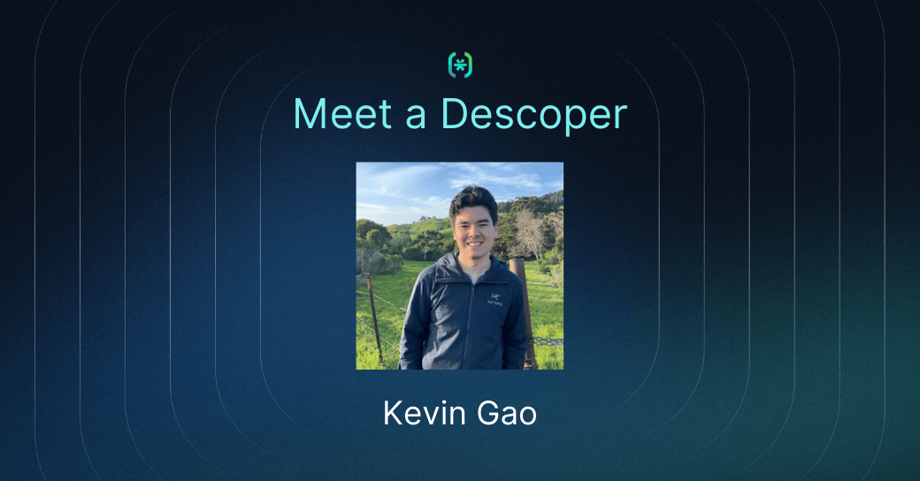 Meet a Descoper: DevRel Chat With Kevin Gao