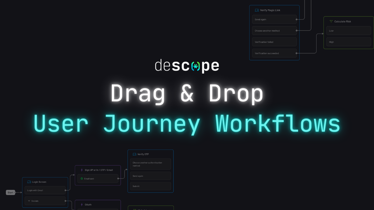 Descope Flows | No-Code Workflows for User Journeys