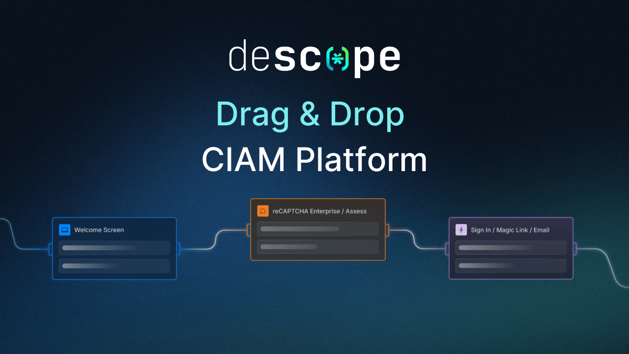 Descope | No / low code CIAM platform