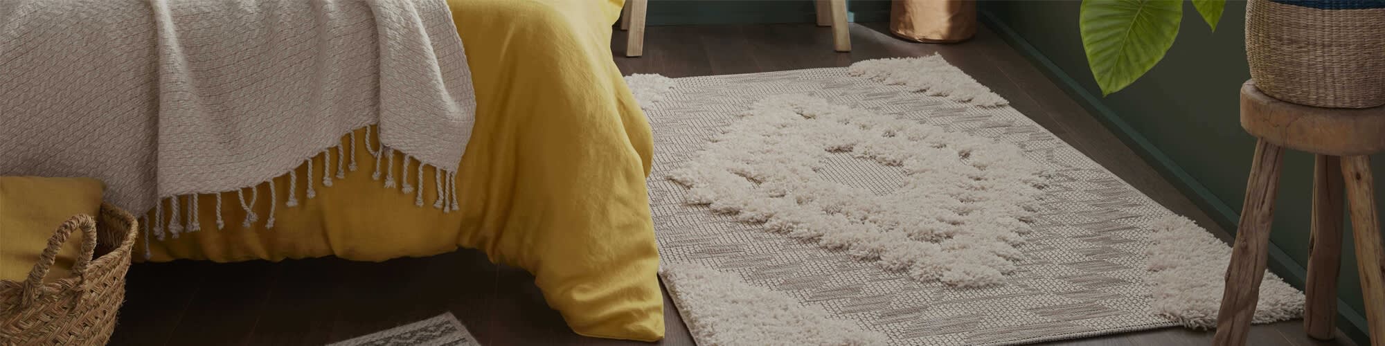 Grand tapis salon, grand tapis rond, grand tapis d’entrée | Saint Maclou