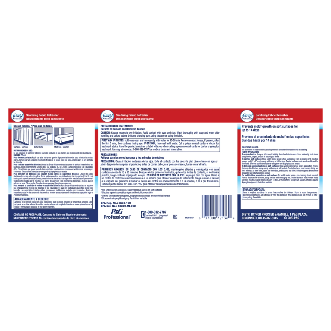 Professional Sanitizing Fabric Refresher | P&G Professional