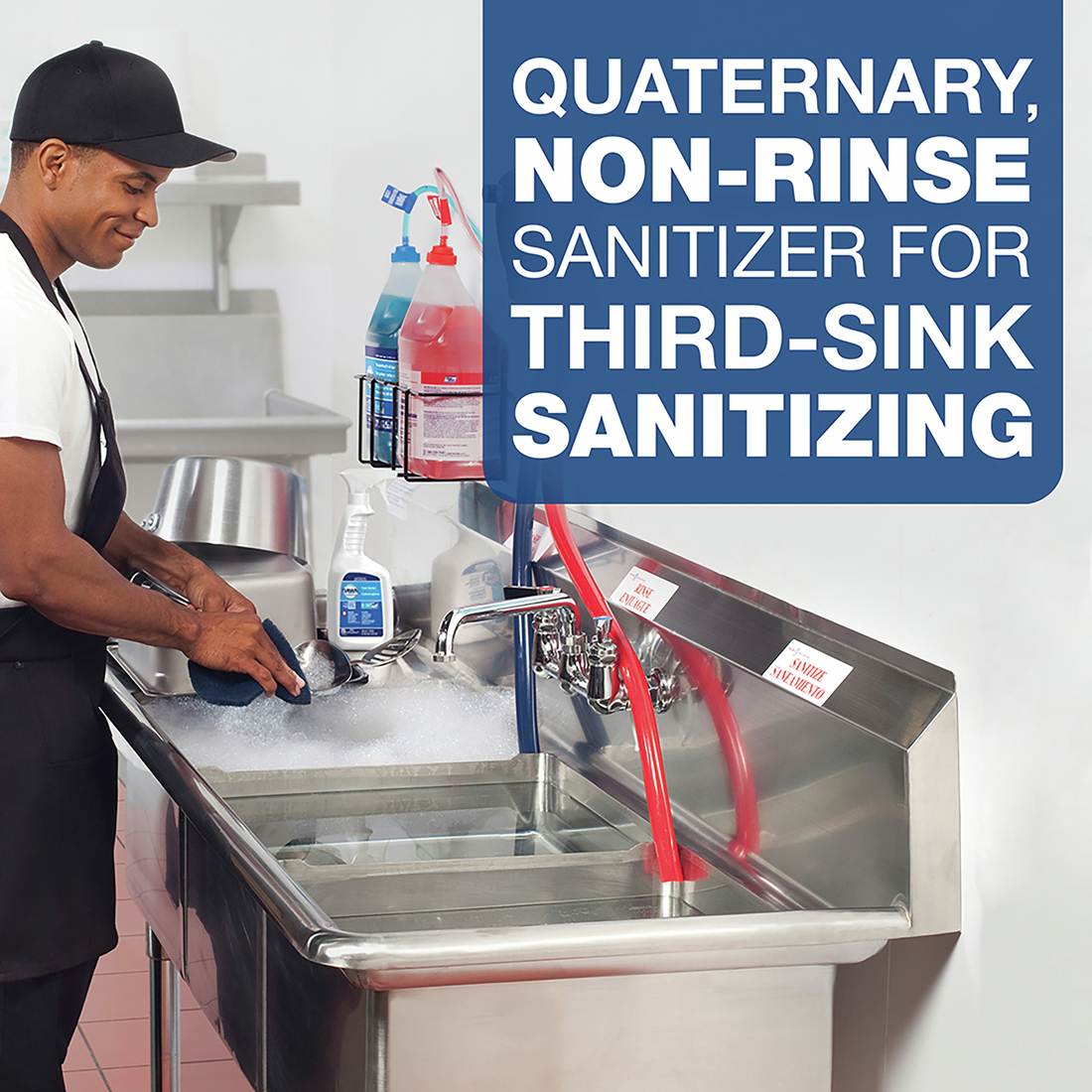 Clean Quick Broad Range Quaternary Sanitizer | P&G Professional