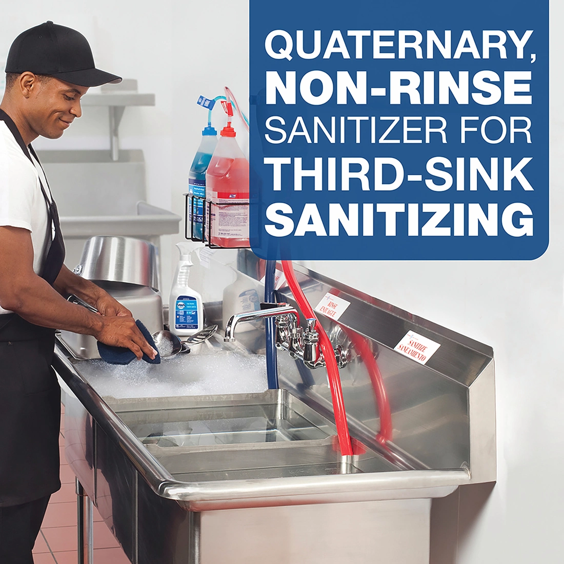 Clean Quick Broad Range Quaternary Sanitizer | P&G Professional