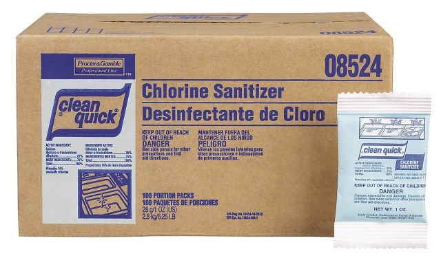 Clean Quick Chlorine Sanitizer | P&G Professional