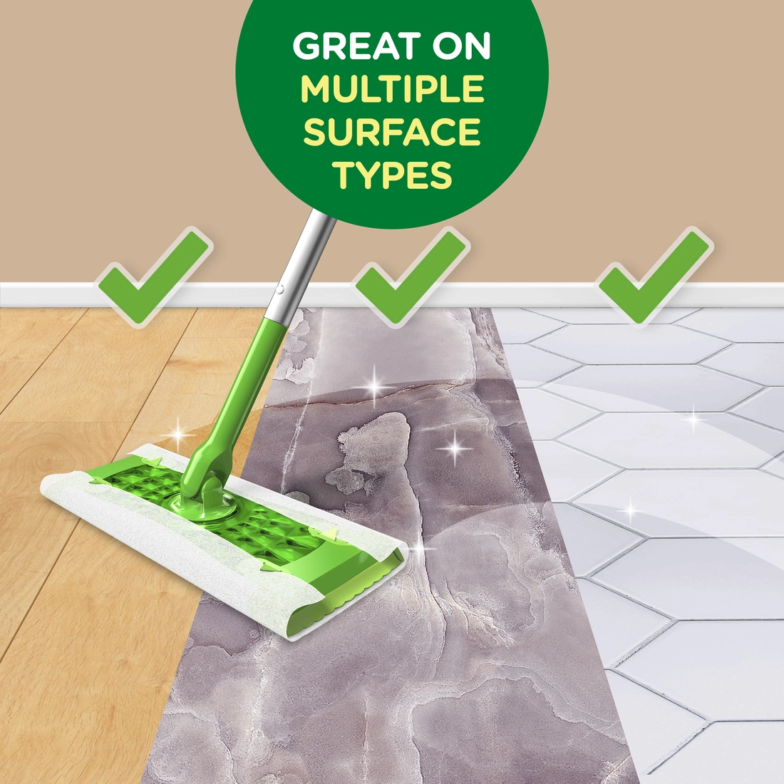 Swiffer Sweeper and Disposable Cleaning Cloths | P&G Professional