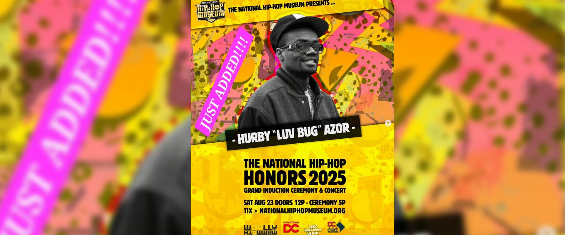 Hurby 'Luv Bug' Azor Added To 2025 National Hip-Hop Honors