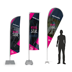 Drapeau Personnalisé | Drapeau Voile pour Evènement & Salon