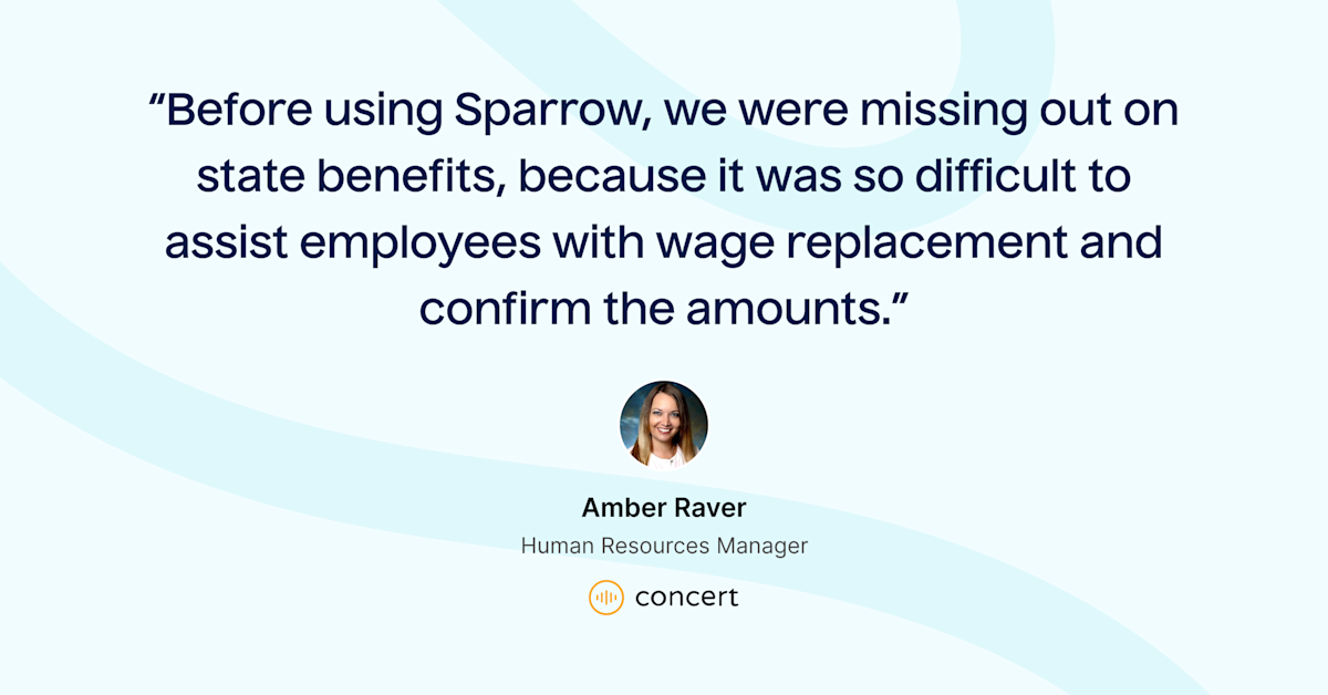 How Concert Health saves money on leave administration | Sparrow