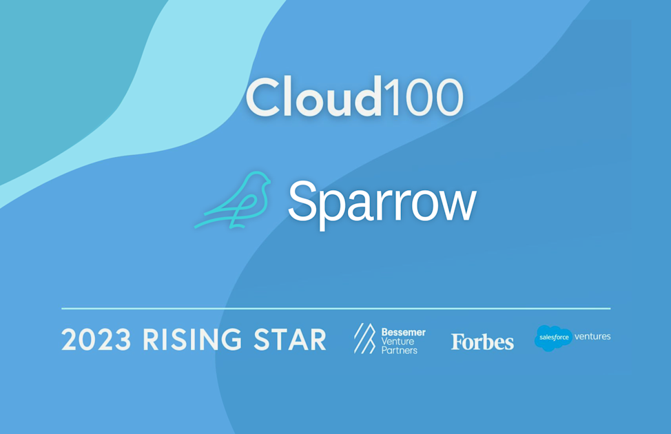 Sparrow Is Named One of 20 Rising Stars as Part of Forbes’ Cloud 100 ...