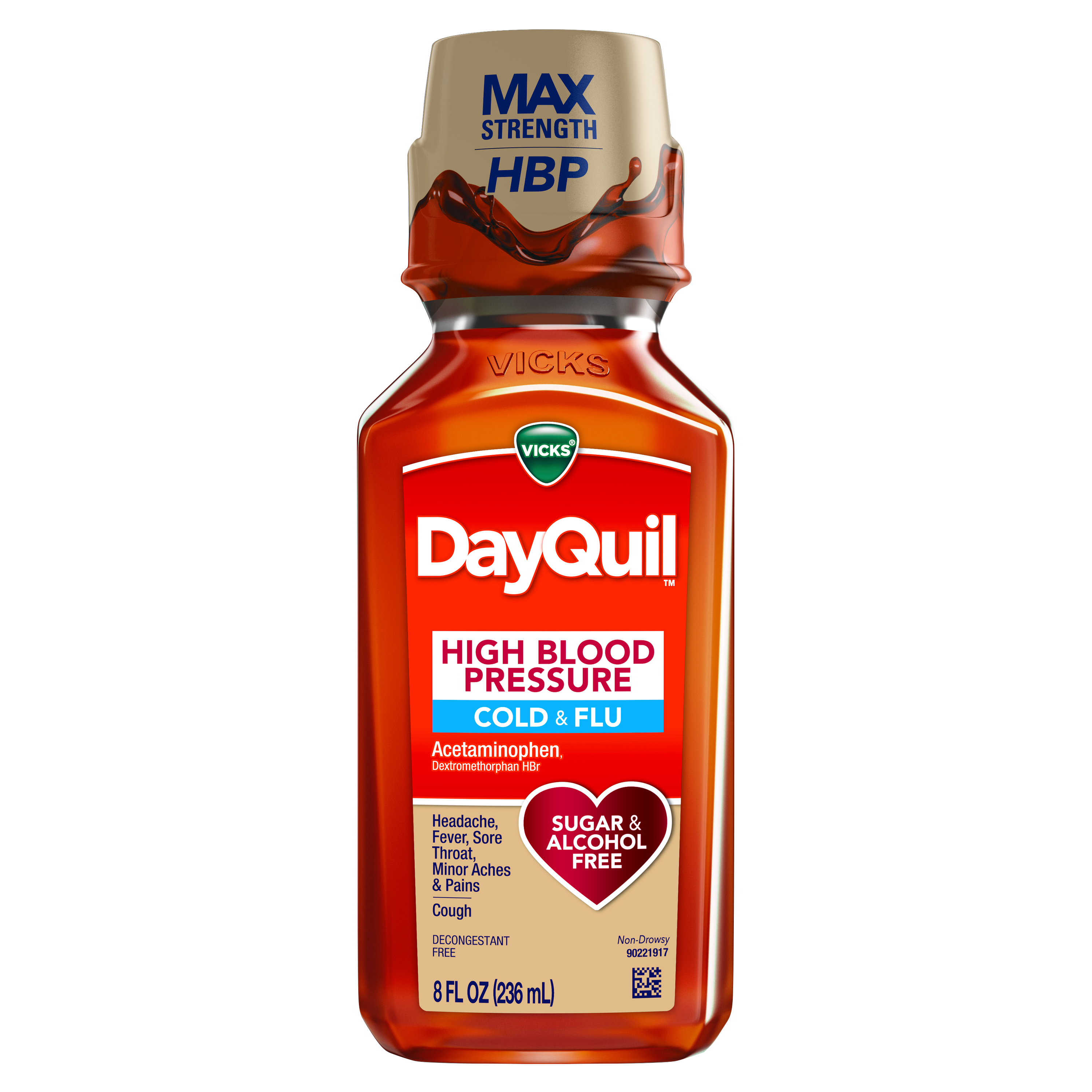 DayQuil™ Daytime Cold & Flu Medicine for High Blood Pressure Patients
