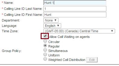 How to set up Advantage Voice Hunt Group features