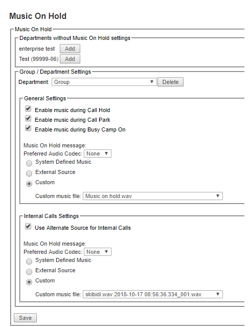 How to set up and use the Music on Hold SmartVoice service
