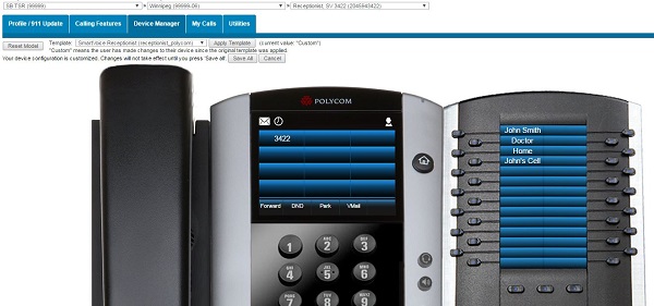 How to program the SmartVoice handset buttons