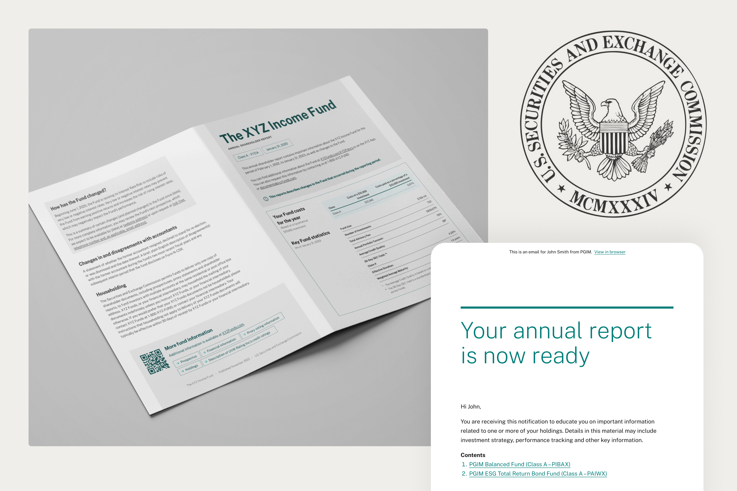 Tailored Shareholder Report design that meets new SEC regulations