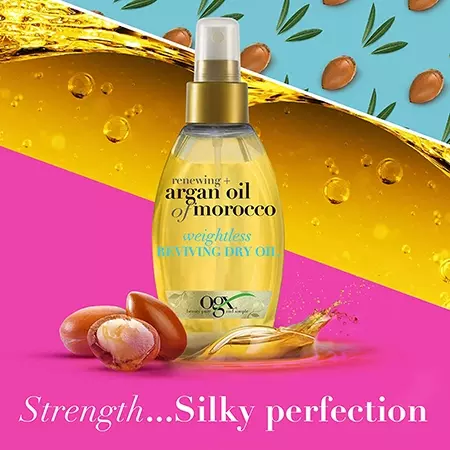 Argan Oil Hair Spray Renewing Weightless Healing Dry Oil Spray OGX