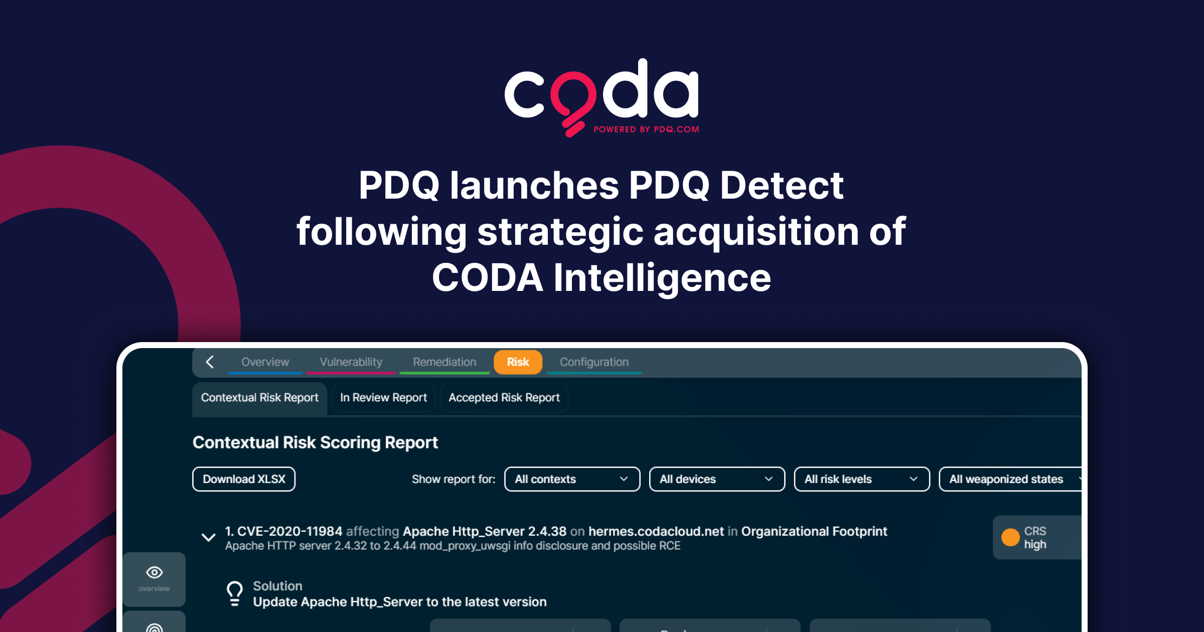 PDQ launches PDQ Detect following strategic acquisition of CODA Intelligence | PDQ