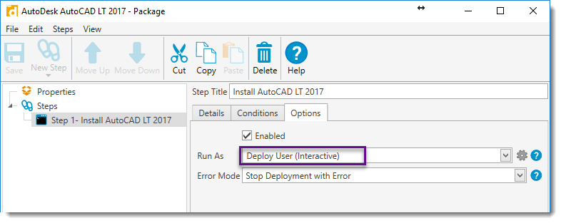 Run As options in PDQ Deploy | PDQ