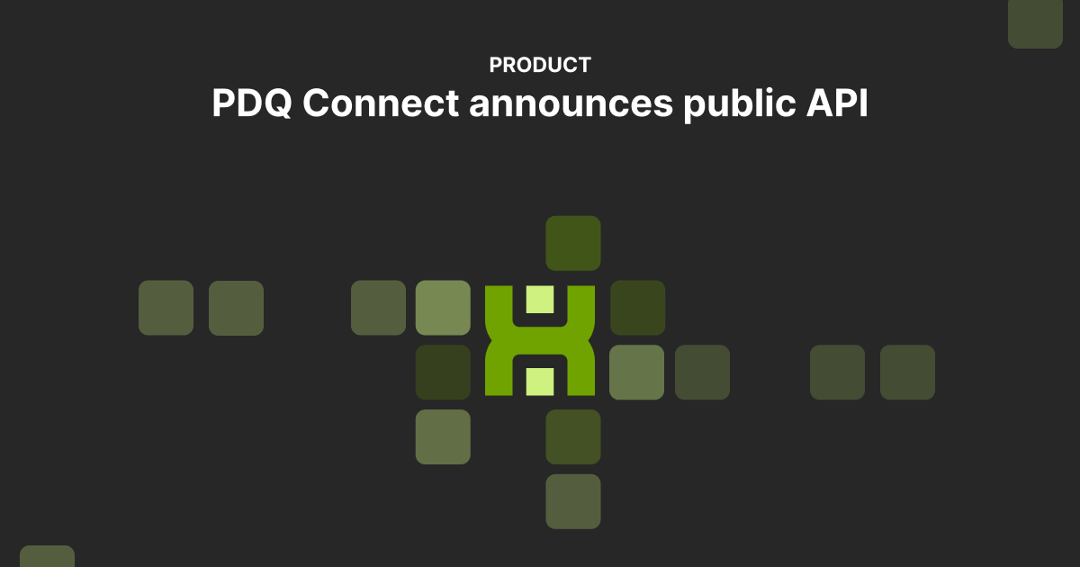 PDQ Connect announces public API | PDQ