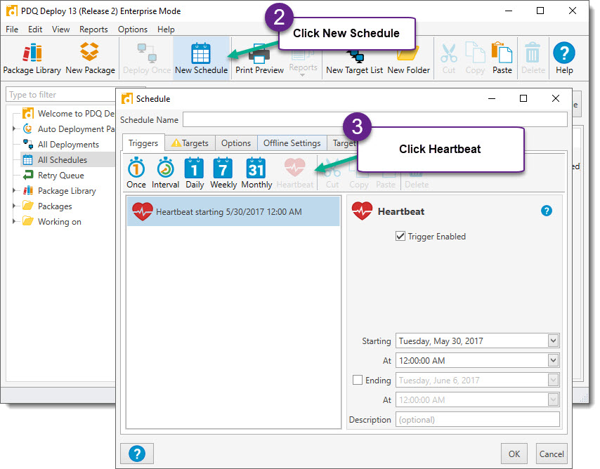 Managing offline computers with Heartbeat Trigger | PDQ