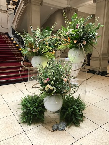 pedestall plinth displays | TBR FLORAL DESIGN