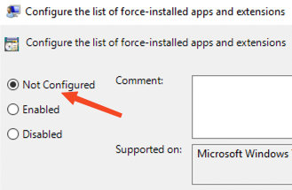 How to undo a Group Policy-managed Push browser extension rollout