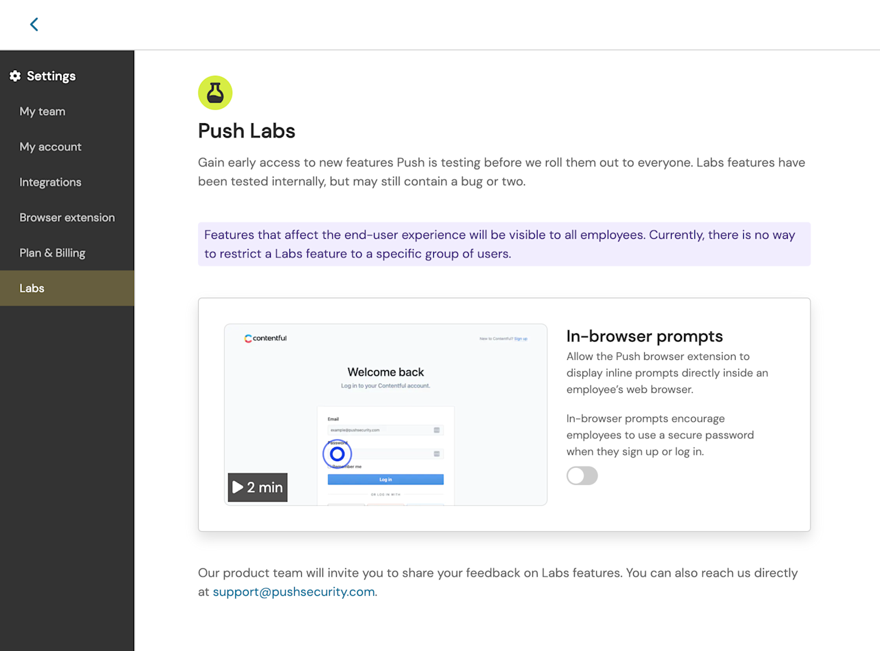 What is the difference between a Labs feature and a beta feature?