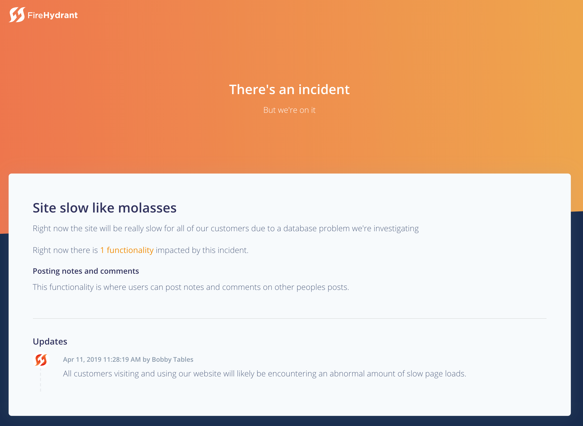 New Feature: Incident Status Pages | FireHydrant
