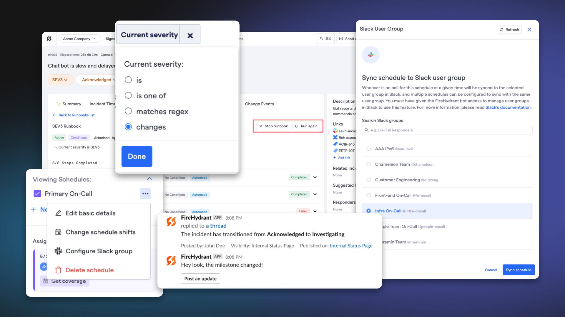 On-Call Slack Groups, Runbook Improvements, and more! On-Call Slack Groups, Runbook Improvements, and more!